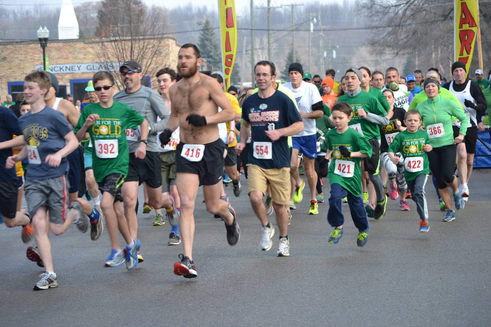 Run for the Gold 5K and Kids Run takes to the streets of Pinckney on ...