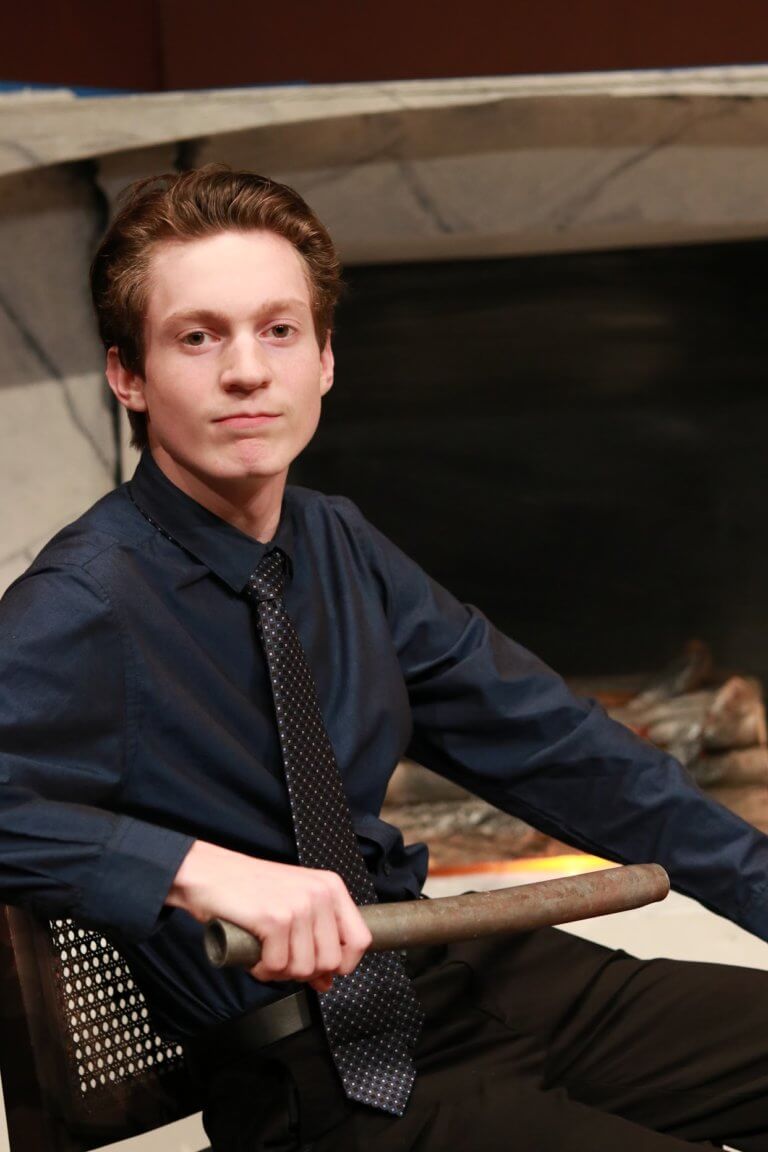 Tyler Allen showcases comedic talent as Mr. Green in “Clue: On Stage ...