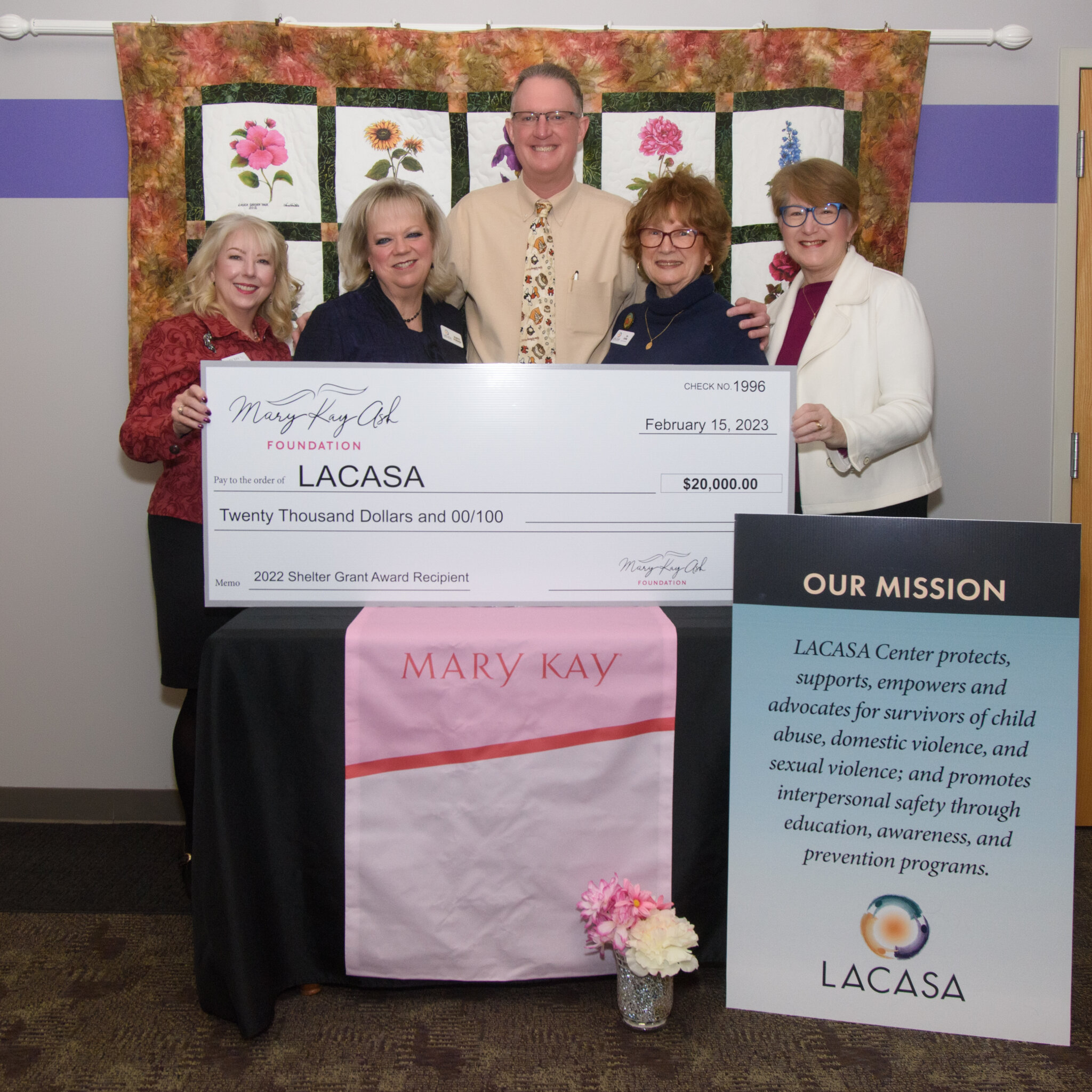 LACASA receives $20K grant from Mary Kay Foundation – The Livingston ...