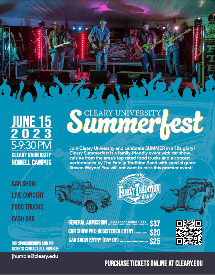 Cleary University’s first Summerfest celebration set for June 15 – The ...