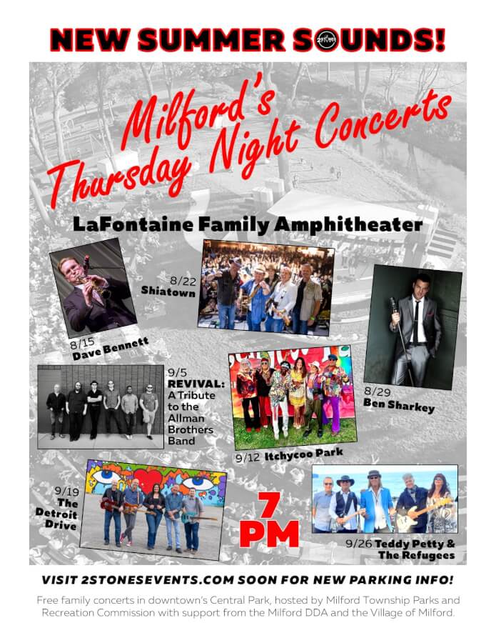Milford’s Thursday concerts will look and sound different – The ...