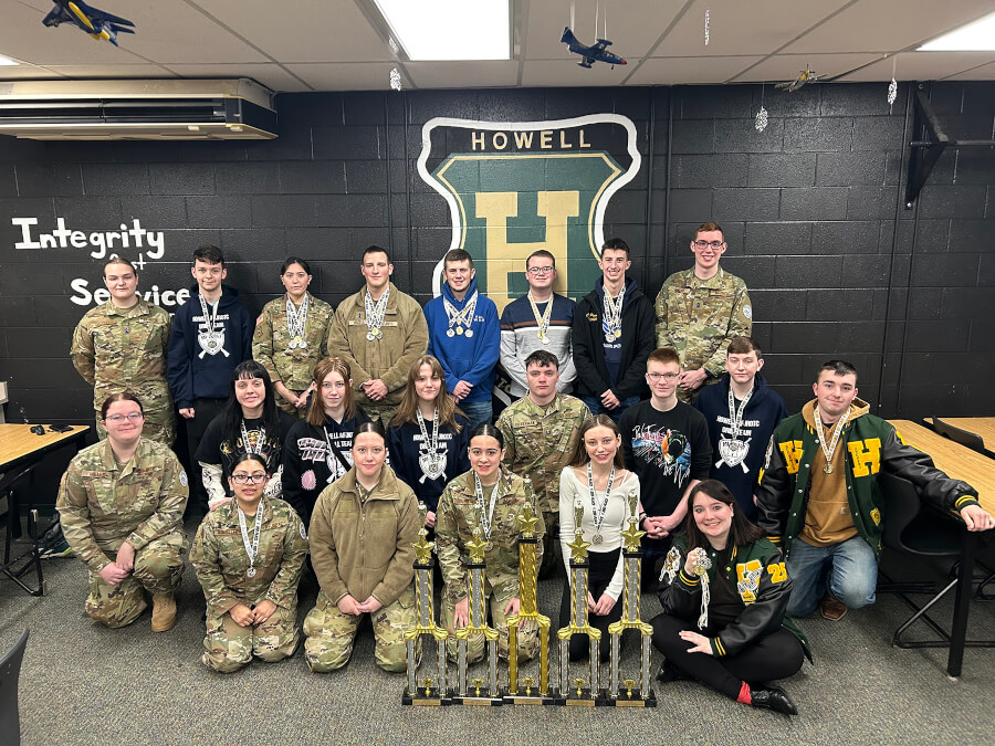 Howell HS Air Force Junior ROTC takes first place at state drill meet ...